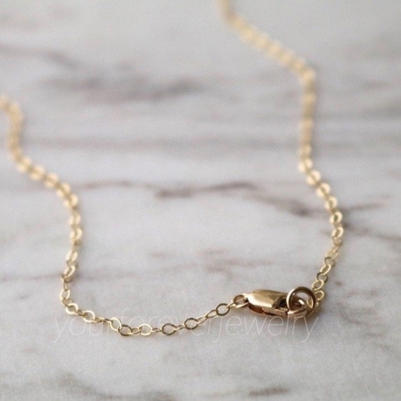 Jewelry | 14k Gold Filled Hammered Engraved 3 Bars Necklace | Poshmark